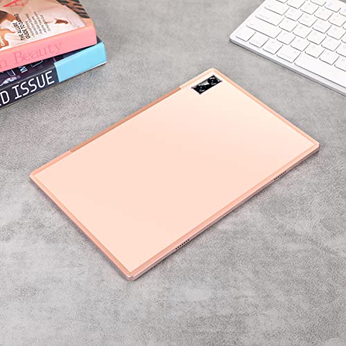 Dpofirs 10in Android Tablet PC, 4GB RAM 64GB ROM, MT6750 Octa Core Tablets, IPS HD Touch Screen WiFi Tablet, 200W 500W Camera, 6000mAh Battery(Gold)