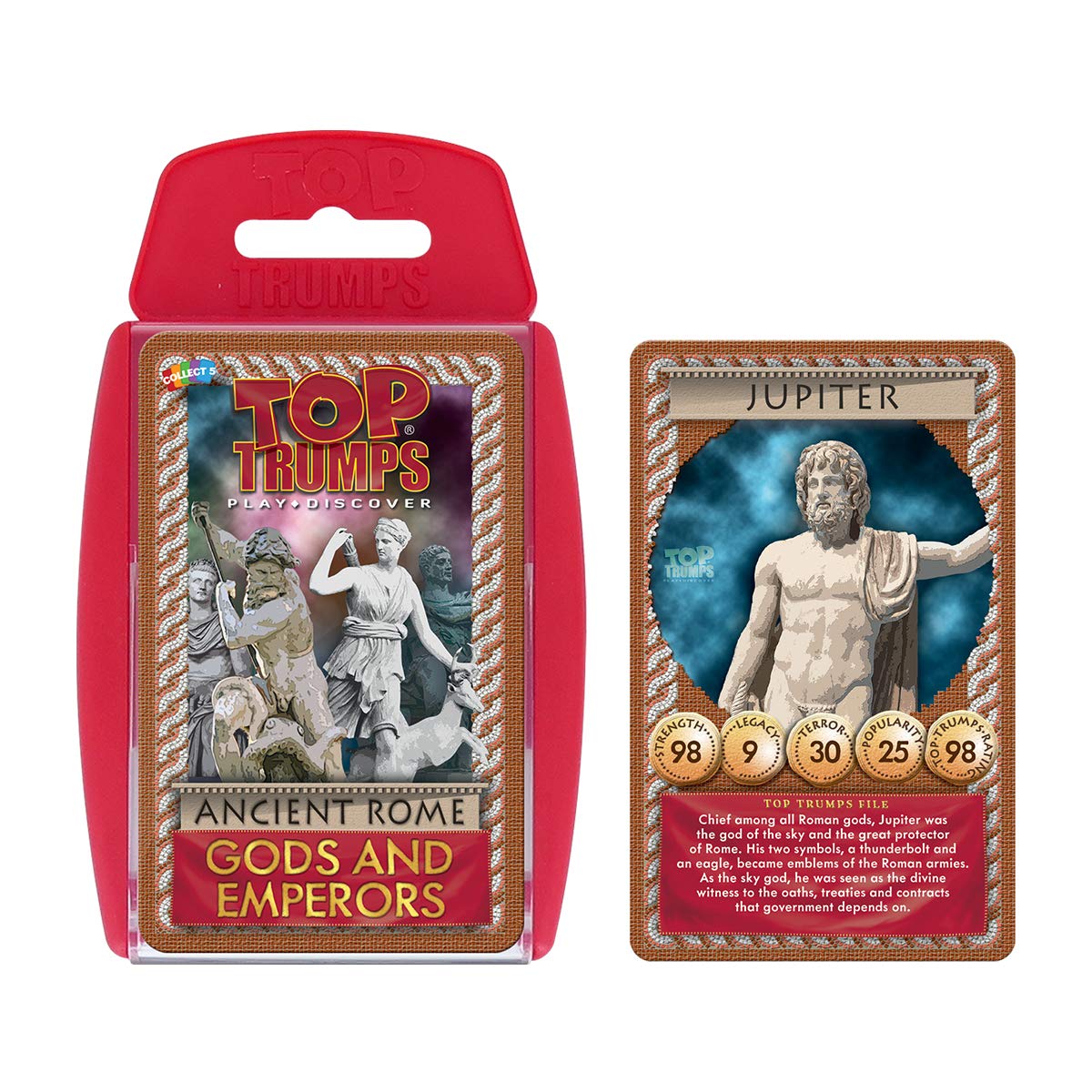 Top Trumps Ancient Civilizations Card Game Bundle, Educational game includes Ancient Greece, Rome and Egypt, travel game, gift and toy for boys and girls aged 6 plus