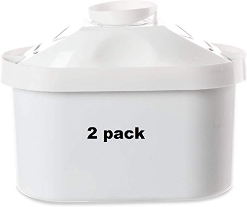 EHM Ultra SureFlow 2 Pack Filter Replacement Cartridge for EHM Ultra Premium Alkaline Mineral Water Ionizer Pitchers, Filters fits Ultra 3.5L, 3.8L Pitcher