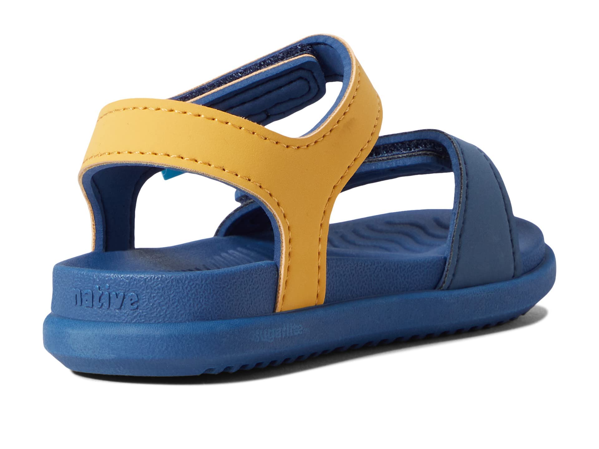 Native Shoes Baby Boy's Charley Sugarlite Block (Toddler) Wheat Frontier/Frontier Blue 7 Toddler M