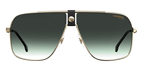 Carrera Carrera 1018/S 2M2 Gold Metal Aviator Sunglasses Green Gradient Lens, 63-11-145