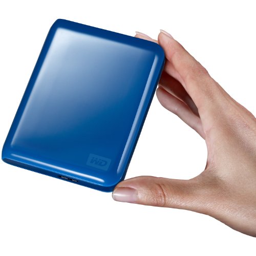 WD My Passport Essential 500 GB USB 3.0/2.0 Portable External Hard Drive (Pacific Blue)