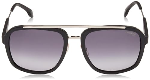 Carrera Men's CA133/S Pilot Sunglasses, Matte Black Ruthenium/Dark Gray Gradient, 57 mm