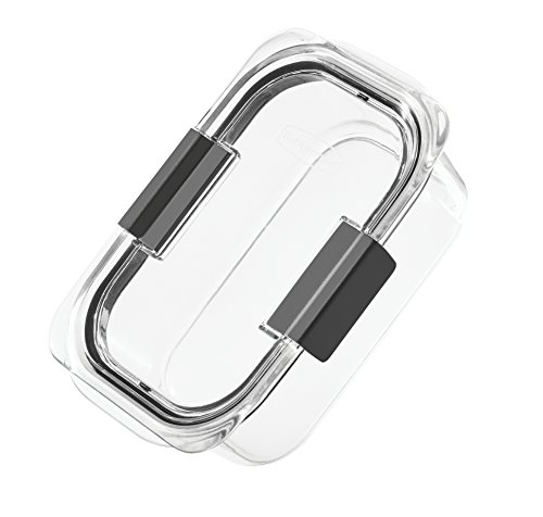 Rubbermaid Brilliance Food Storage Container, Medium, 3.2 Cup, Clear 1991156