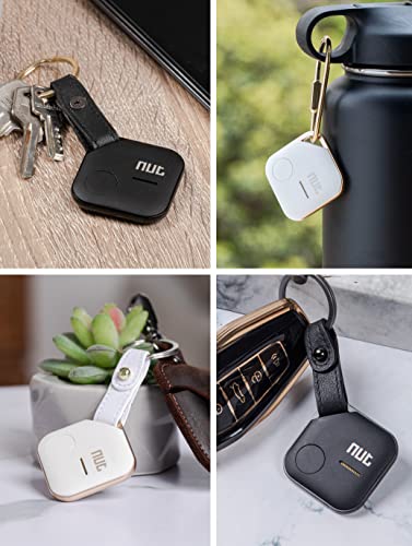 Nutale Key Finder, Bluetooth Tracker Item Locator with Key Chain for Keys Pet Wallets or Backpacks and Tablets, Batteries Include 2Pack (NutPro & Mini