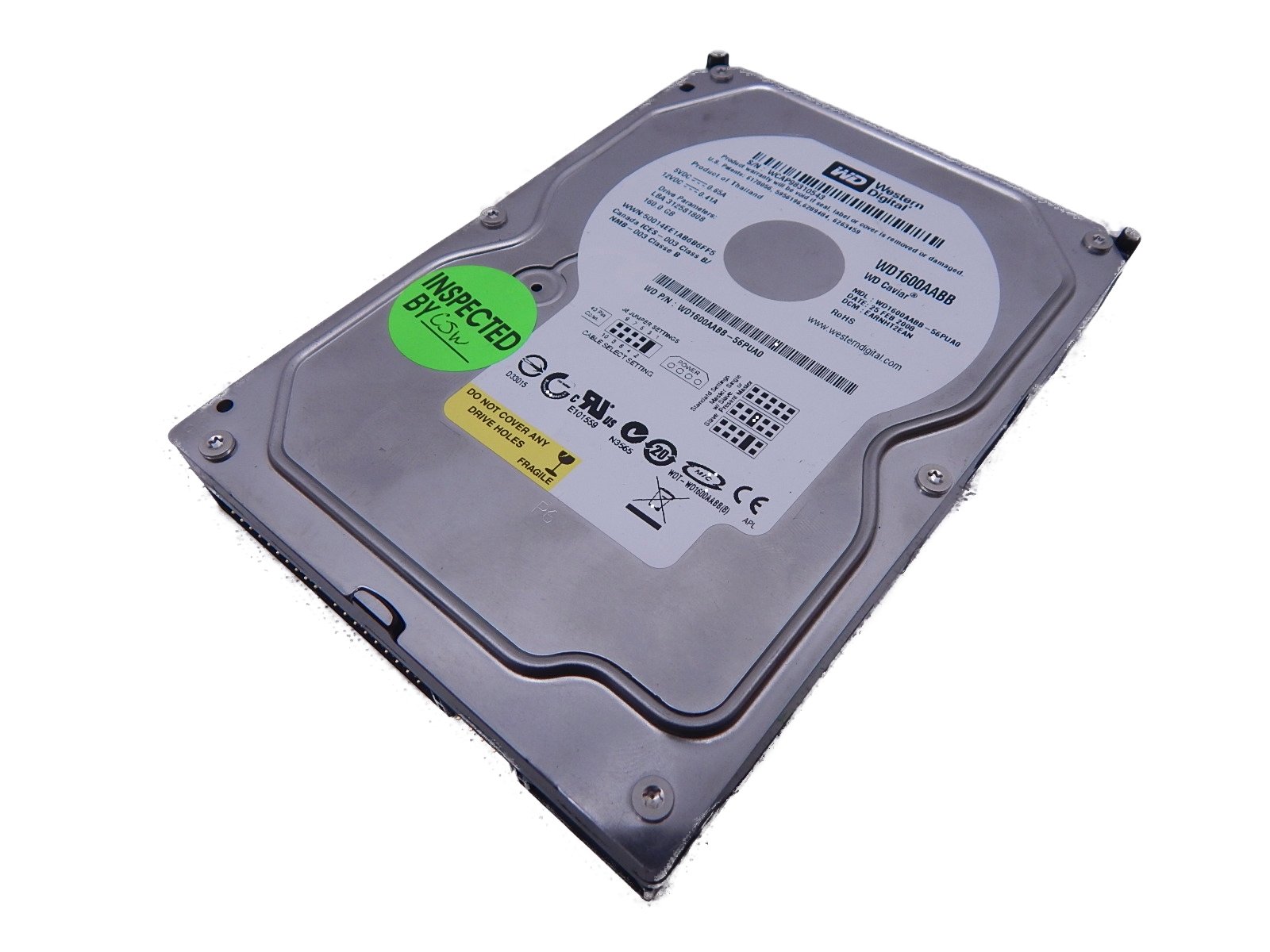 Western Digital Caviar Blue 160GB UDMA/100 7200RPM 2MB IDE Hard Drive