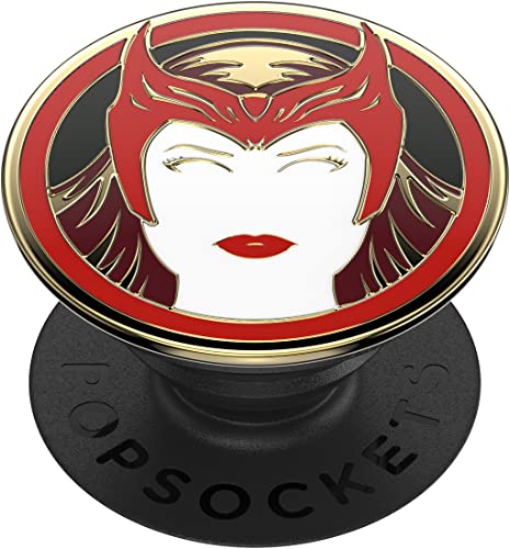 PopSockets Phone Grip with Expanding Kickstand, for Phone - Enamel Scarlet Witch
