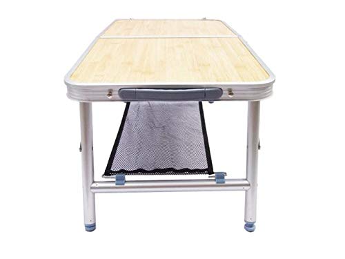 Toxz Portable Folding Table Laptop Aluminum Tables with Storage Bag Mesh Storage Layer,for Outdoor/Indoor/Picnic/Party,Light Weight,Anti-Slip,Withstands Weight of up to 300 lbs(Ship from US!)