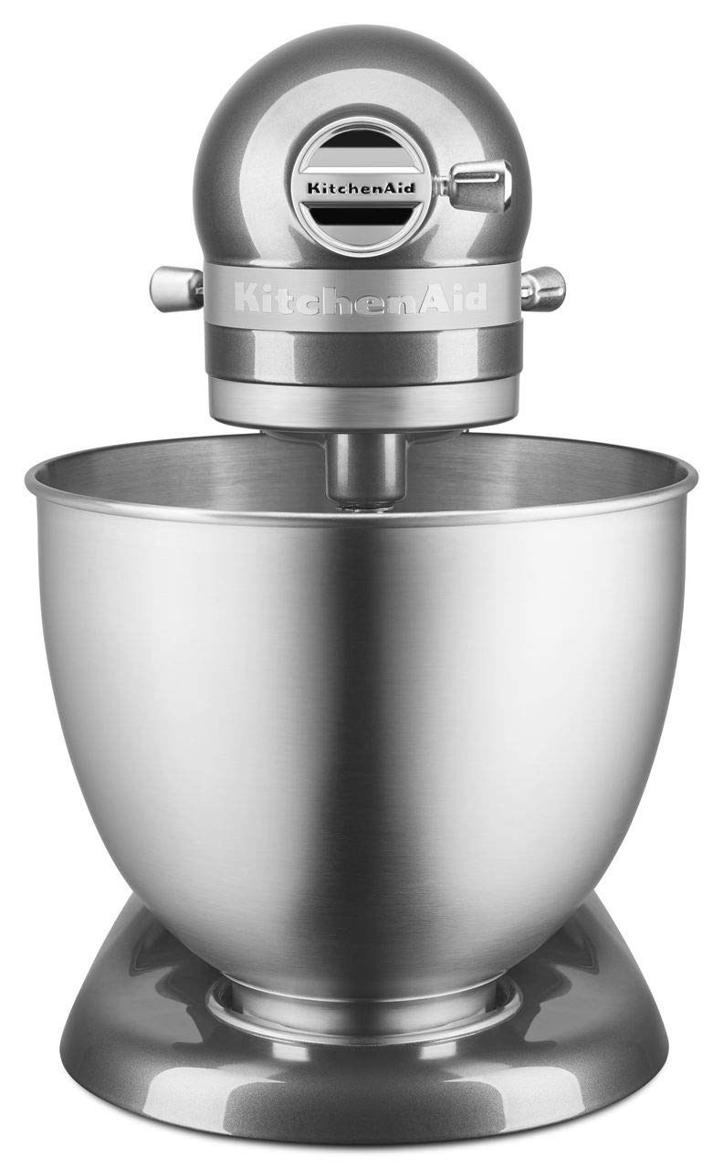 KitchenAid KSM3311XQG Artisan Mini Quart Tilt-Head Stand Mixer, 3.5 Qt, Liquid Graphite