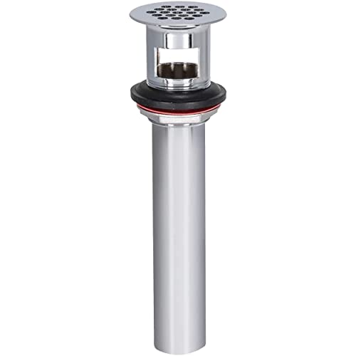 EZ-Flo 1-1/4 Inch x 8 Inch Replacement Bathroom Sink Grid Strainer, Chrome, 35072