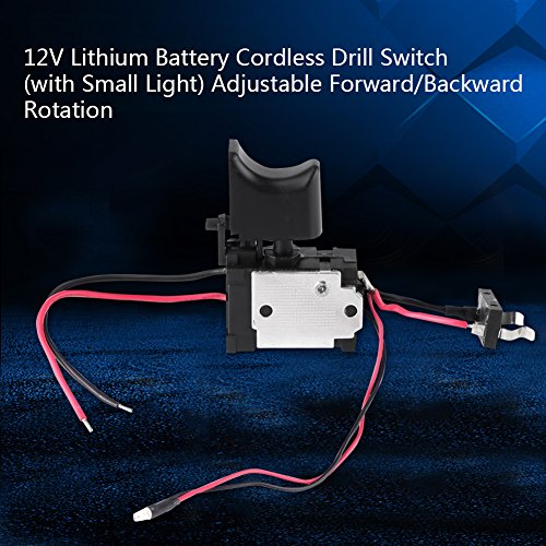 Electric Drill Trigger Switch, 7.2 V - 24 V Lithium Battery Cordless Convenient Electric Drill Speed Adjust Control Trigger Switch for Power Tools