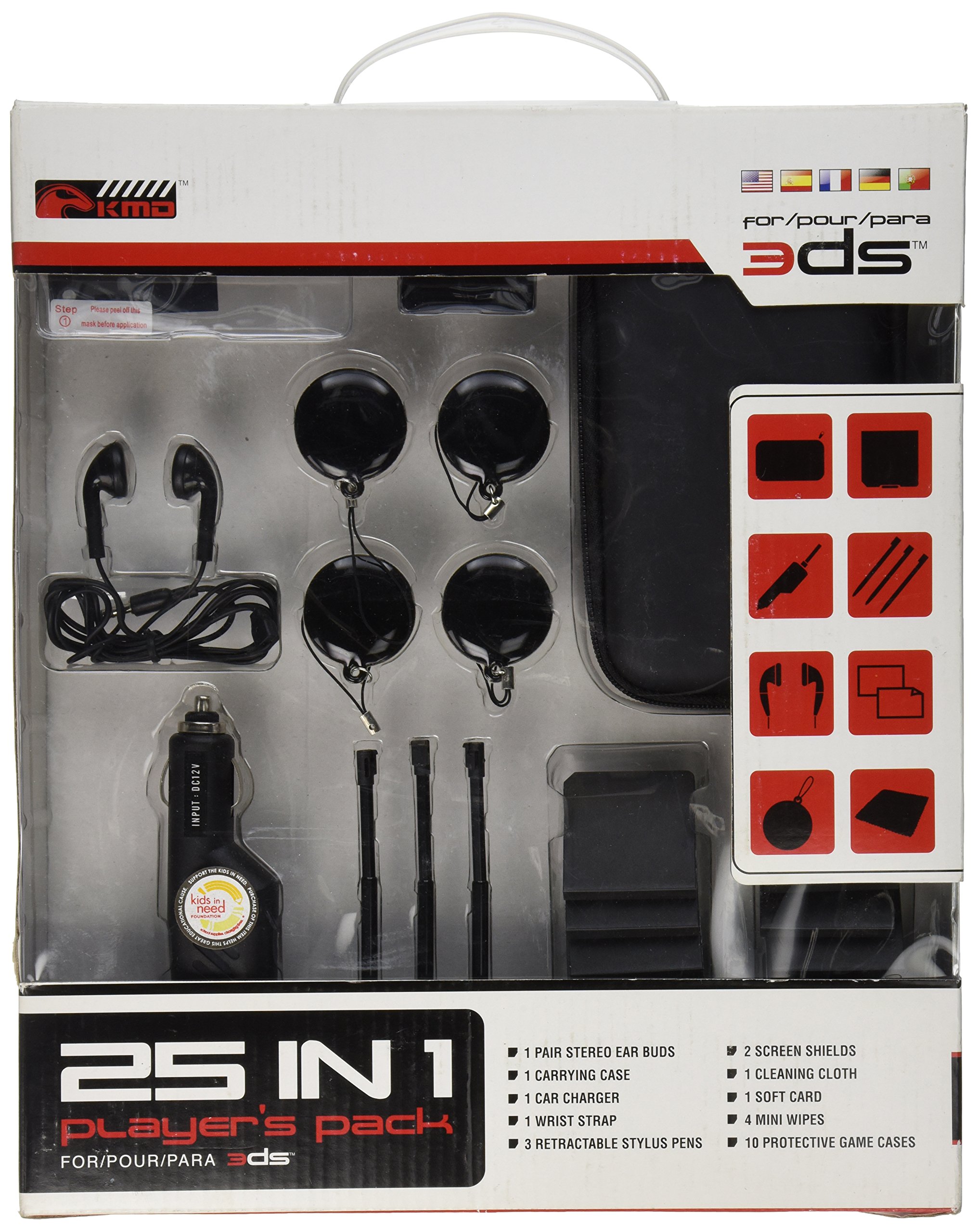 KMD 3DS Accessory Bundle 25 in 1 Players Pack