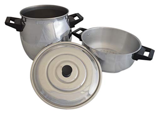 Couscoussier 6 Liter Moroccan Steamer Pot Imported from Morocco Couscous Cooker Pot