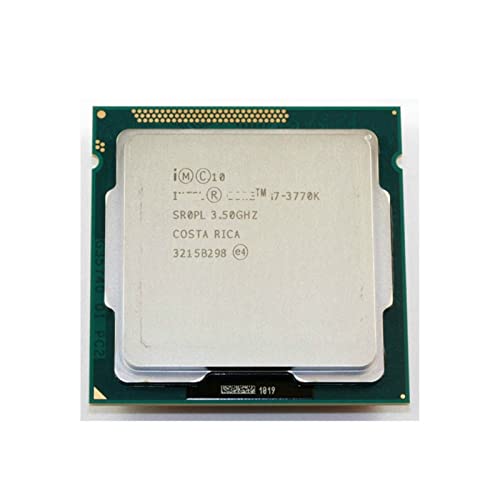 MovoLs CPU Compatible with Core I7 3770K 3.5GHz Quad-Core 8MB Cache with HD Graphic 4000 TDP 77W Desktop LGA 1155 CPU Processor Improve Computer Running Speed