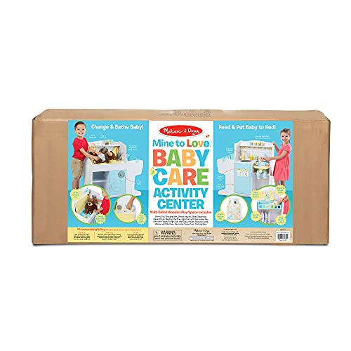 Melissa & Doug Mine to Love Baby Care Activity Center for Dolls - Kitchen, Nursery, Bathing-Changing - Pretend Play Baby Doll Accesories And Activity Center Play Set