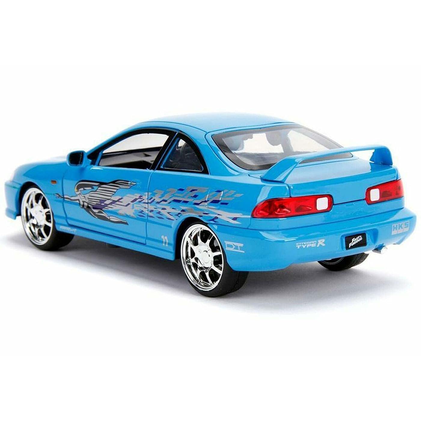 Jada Toys Fast & Furious 1:24 Mia's Acura Integra Type-R Die-cast Car, Toys for Kids and Adults Blue