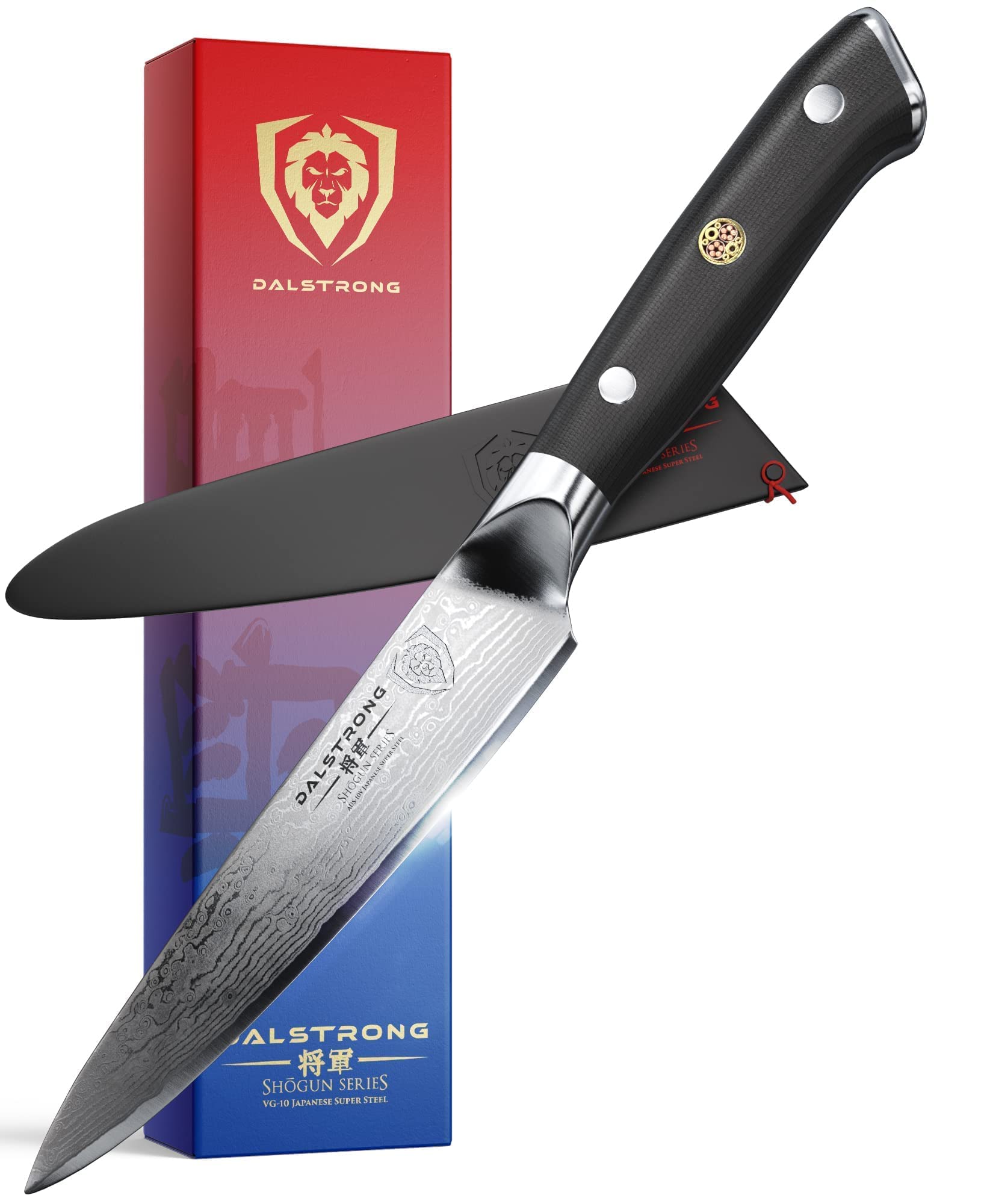 Dalstrong Shogun Series 8" Chef Knife Bundled with 6" Utility Knife & 3.5" Paring Knife