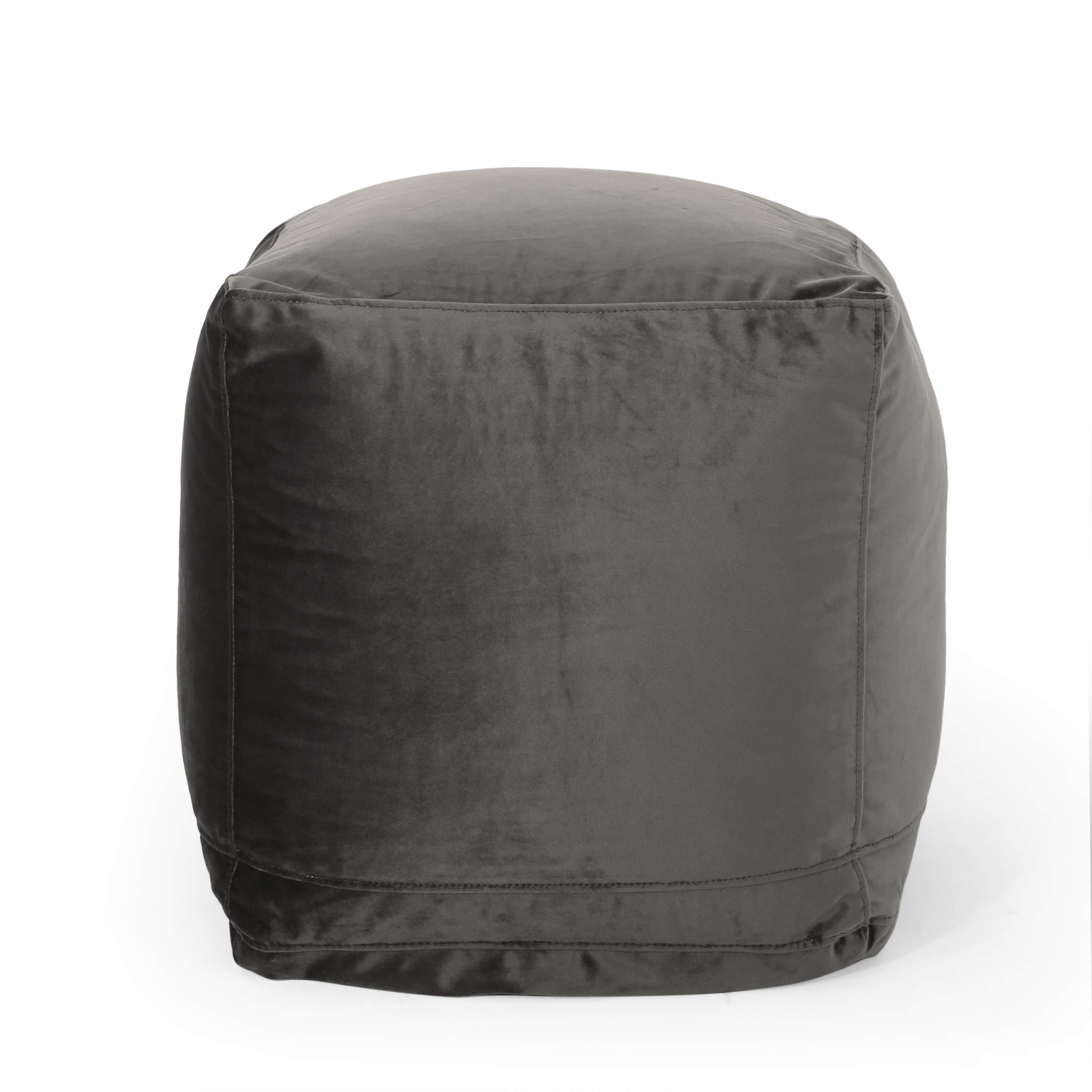 Christopher Knight Home 313763 Pouf, Gray Large