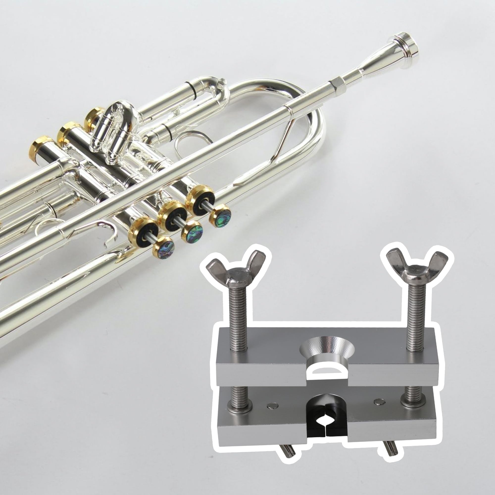 Mxfans Trumpet Mouthpiece Puller Replacement for Brass-Wind Instruments Silver