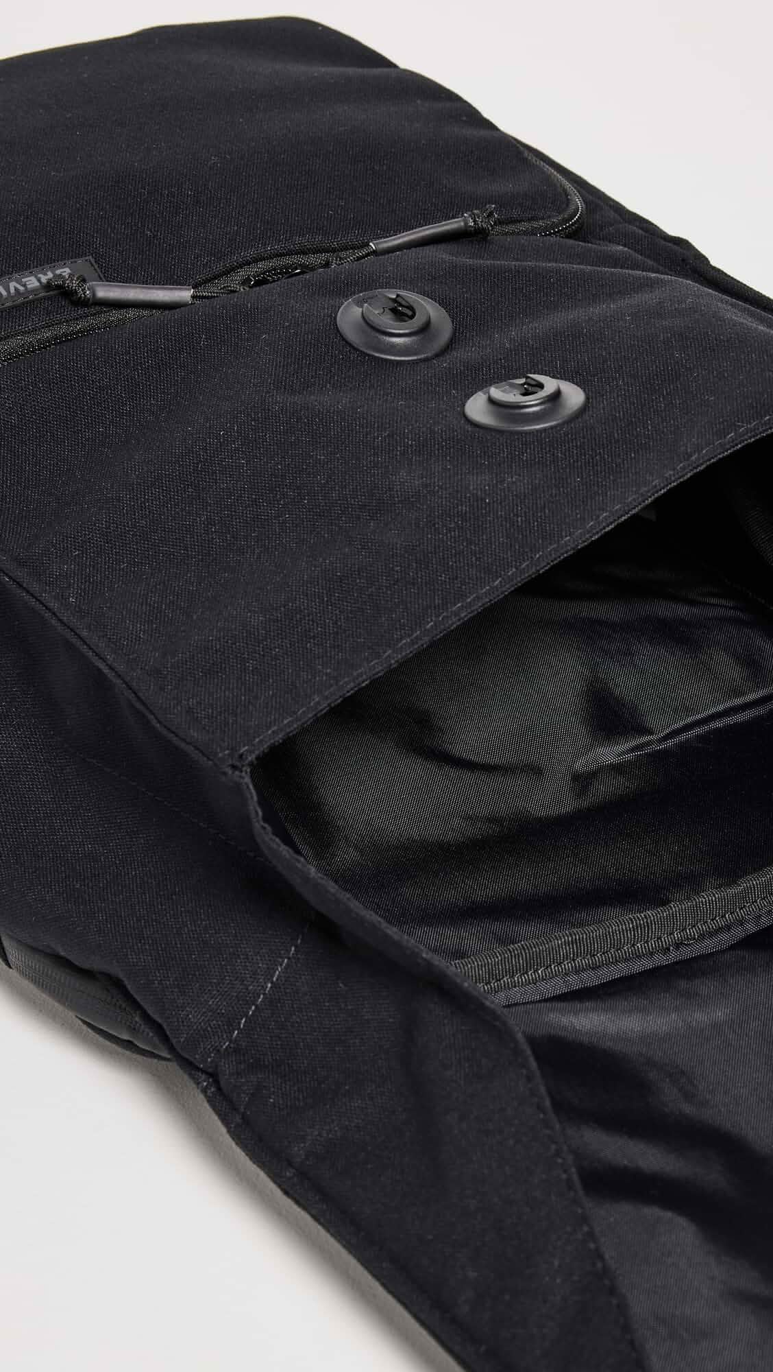 BREVITE The Daily Backpack, Triple Black, One Size