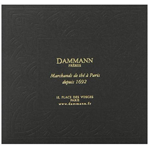 Dammann Freres Sachets, Vert Au Jasmin Tea Bags, Premium Gourmet French Jasmine Green Tea, 25 Count (Single Pack)