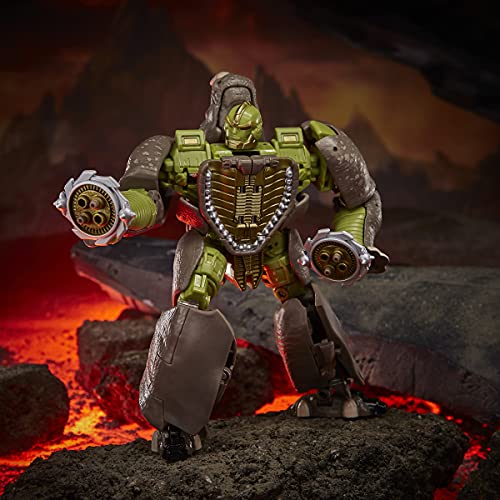 Transformers Toys Generations War for Cybertron: Kingdom Voyager WFC-K27 Rhinox Action Figure - Kids Ages 8 and Up, 7-inch