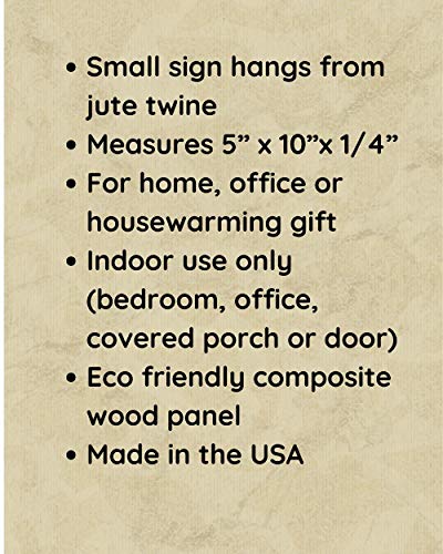 Brixta Studio Recording in Progress Do Not Disturb Door Sign for Musicians Podcasters Videographers - Hanging Wooden Plaque - 10 x 5 Inches
