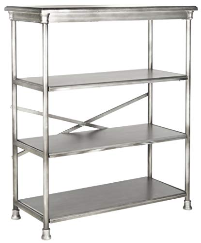 Safavieh American Homes Collection Jamison Dark Silver Large Bookcase