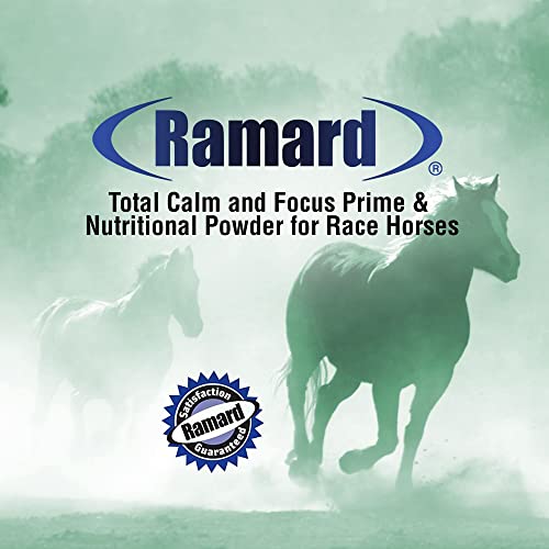 Ramard Total Calm & Focus Horse Supplement |Magnesium & Calming Supplement for Horse Training & Performance |Mental Alertness w/o Drowsiness |No Herbs or Banned Substances - Horse Show Supplies - 1 pk