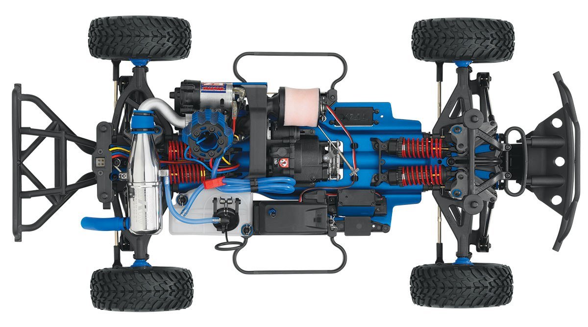 Traxxas Slayer Pro 4X4: Powered 4WD Short Course Racing Truck (1/10 Scale), Red/Black