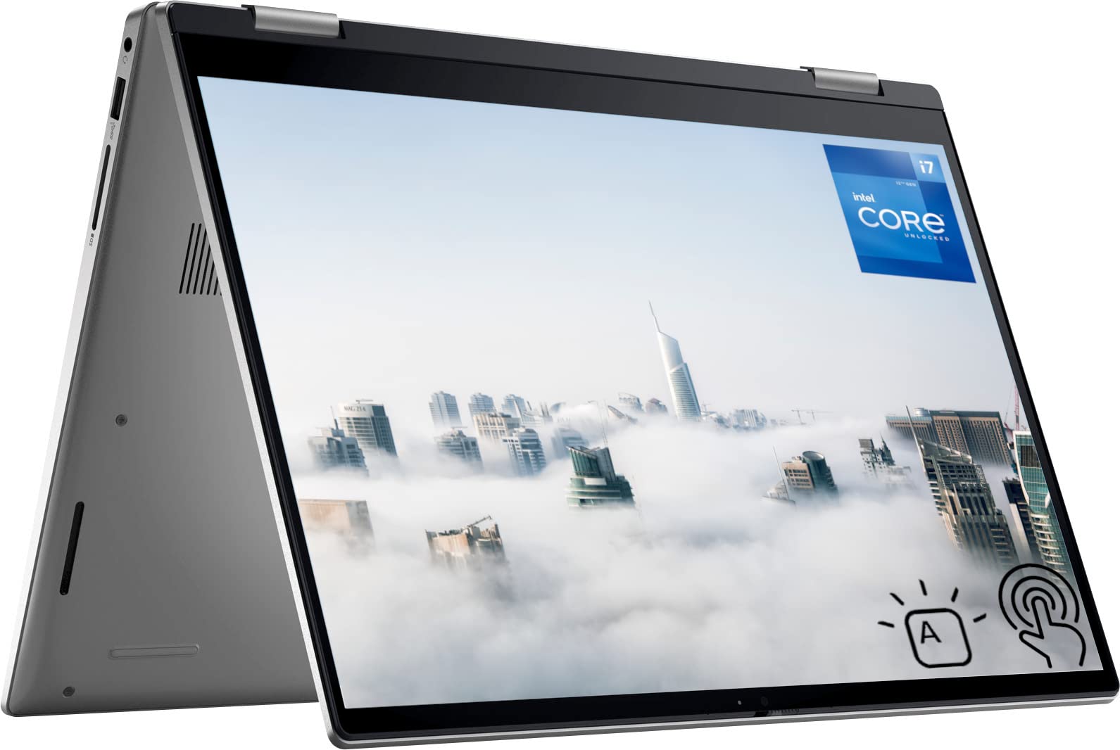 Dell Newest Inspiron 2-in-1 Laptop, 14.0" FHD+ Touch Display, Intel Core i7-1255U Processor, 32GB RAM, 1TB PCIe SSD, Wi-FI 6, HDMI, Webcam, Backlit KB, Windows 11 Home, Platinum Silver