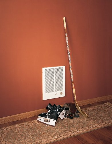 Broan-NuTone 198 High Capacity Wall Heater, White Painted Grille, 4000/2000 Watt 240 VAC, 2000/4000 (Renewed)