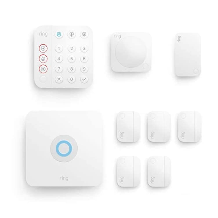 Certified Refurbished Ring Alarm 9-piece kit (2nd Gen) β home security system with optional 24/7 professional monitoring β Works with Alexa