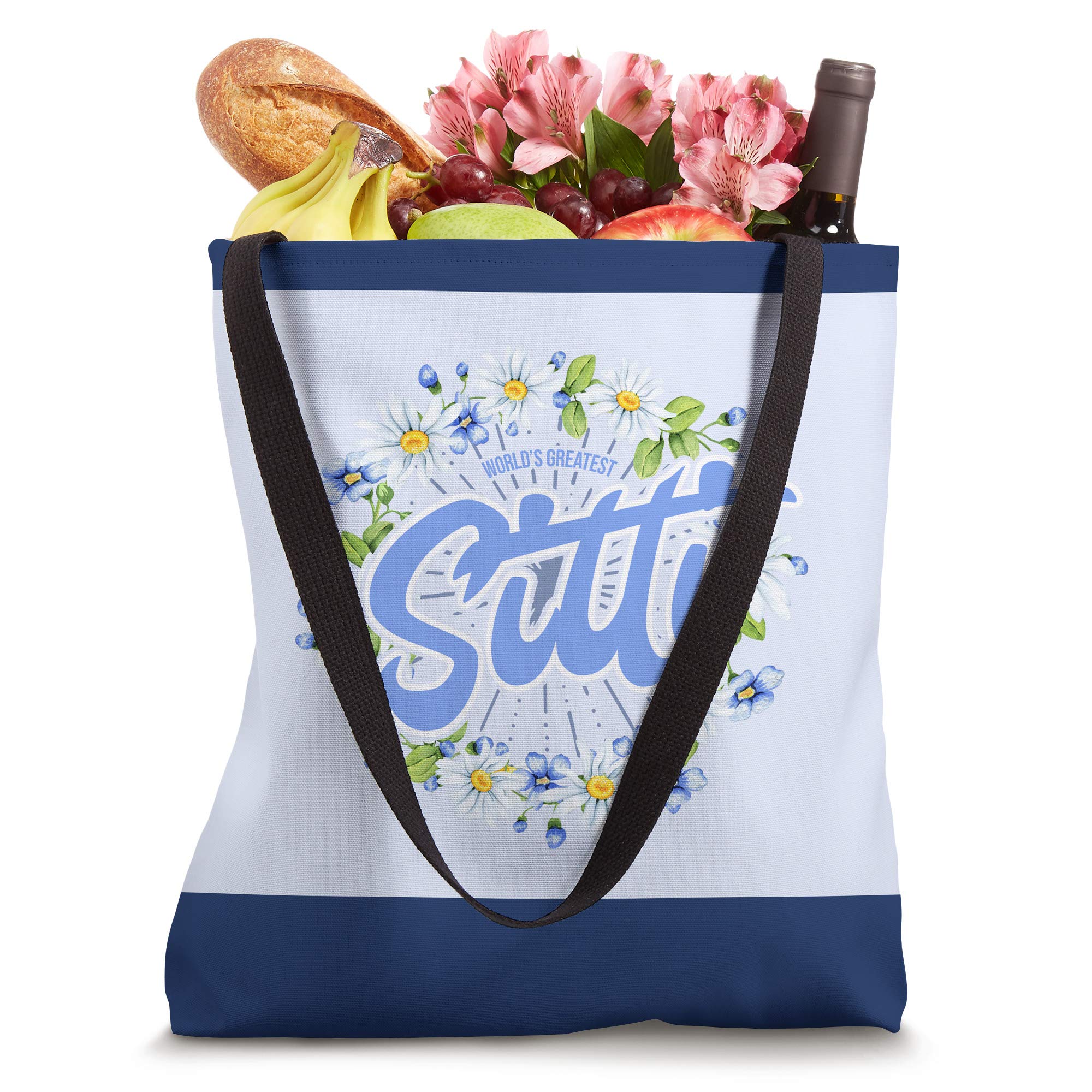 World's Greatest Sitti - Gift Lebanese Grandma Tote Bag
