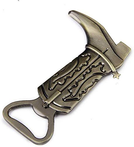 Cowboy Boot Bottle Openers with Exquisite Packaging, 12 Pcs Boot Bottle Opener Beer Accessories Metal Stainless Steel Bottle Openers,Best Groomsman Gift