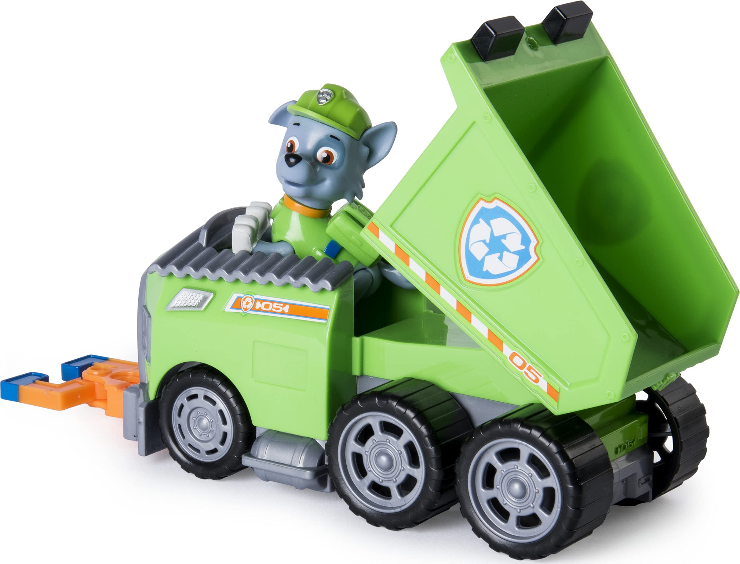 Paw Patrol – Rocky’s Recycle Dump Truck Vehicle with Rocky Figure