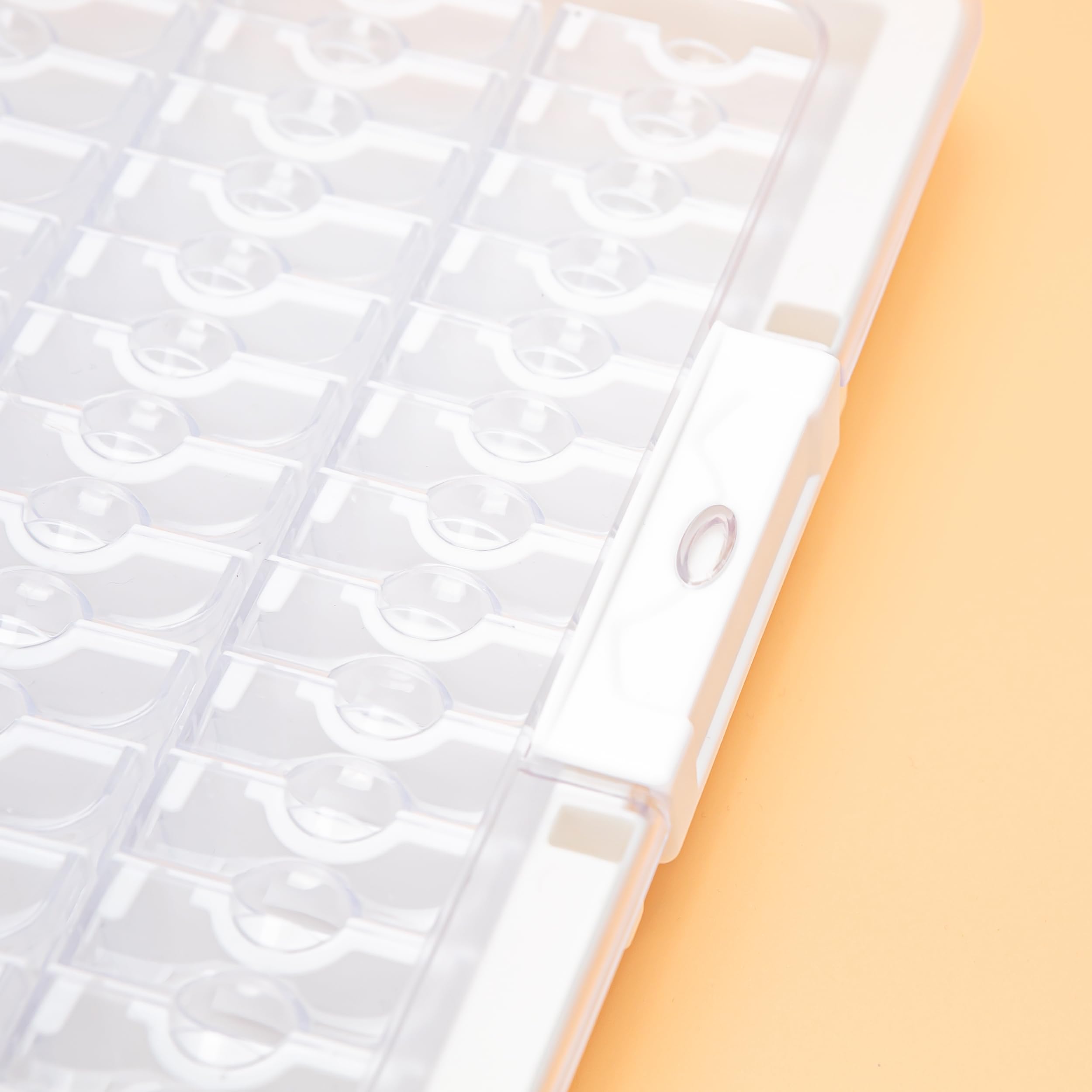 Diamond Bead Organizer Storage System, 78 Tray Containers, Removable Snap Shut Lid Clear Plastic Solution for Various Rhinestone Jewelry Painting Drill DIY Nail Art Cross Stitch Tool, Other Small Item