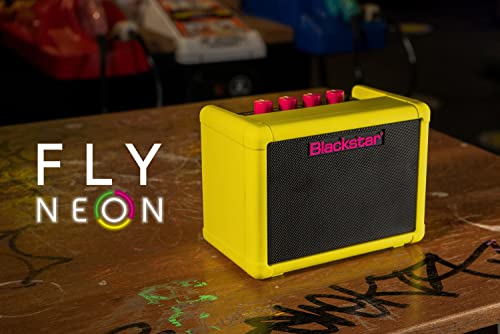 Blackstar Fly 3, 2 Electric Guitar Mini Amplifier, Neon Yellow (FLY3NSEYL)
