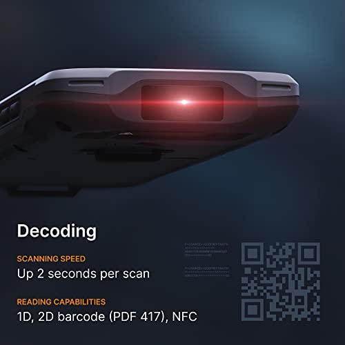 IDWare 9000 Handheld ID Scanner - ID, Drivers’ License, Age Verification & Passport Scanner with Veriscan Premium Software - Sync Multiple Devices