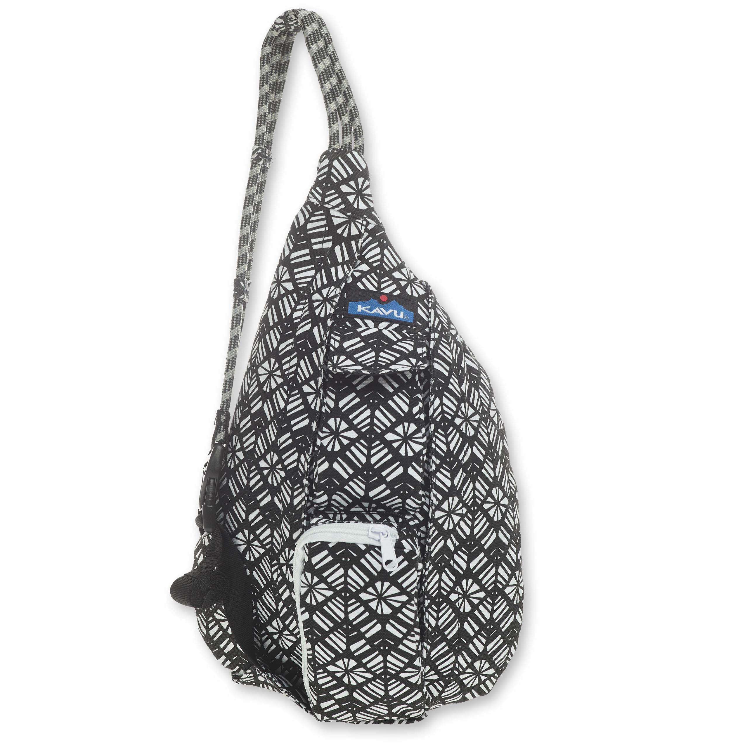KAVU Mini Rope Bag Cotton Crossbody Sling - Static Rhombus