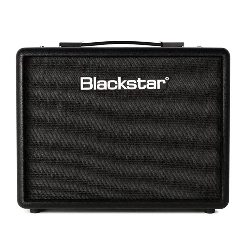 Blackstar LTECHO 15-Watt Electric Guitar Amplifier Bundle with Black Woven Right Angle Instrument Cable (10-Feet) (2 Items)