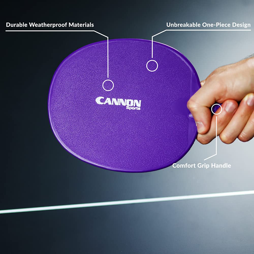 Cannon Sports Table Tennis Paddle - Unbreakable and Weather Resistant for Indoor Outdoor Use (Green)