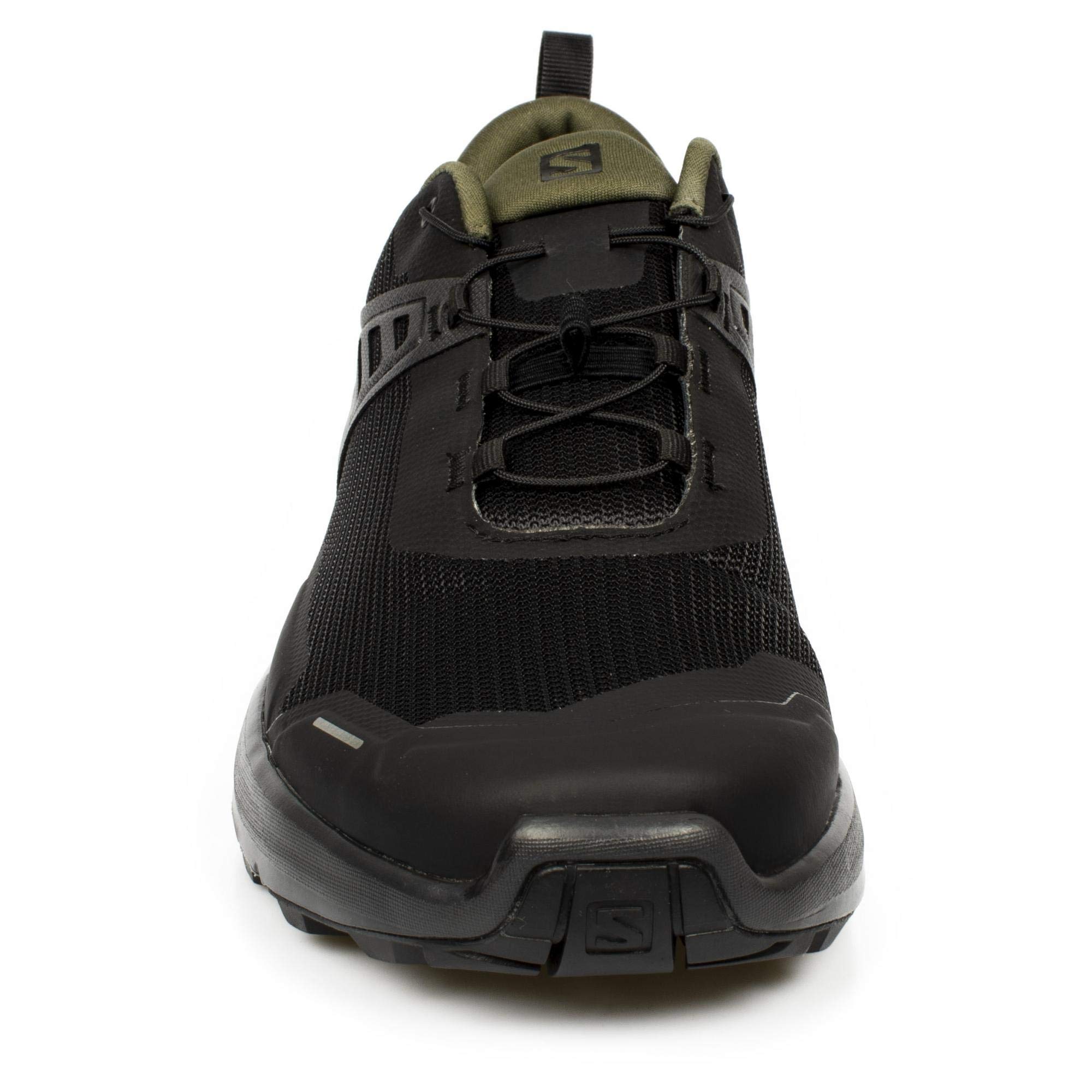 Salomon X Raise Hiking Shoes for Men, Black/Grape Leaf/Phantom, 12