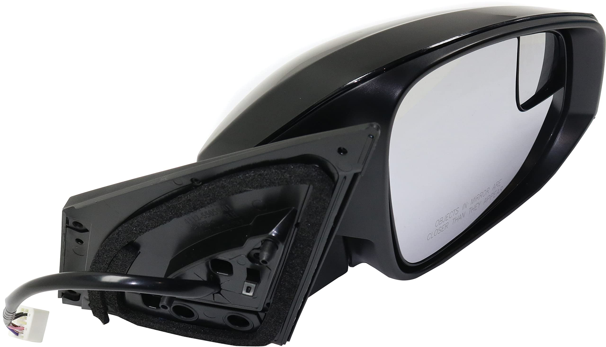 Kool Vue Passenger Side Power Heated Mirror for Toyota RAV4 2016-2018 Manual Fold With Signal Light & Spotter Glass Paintable North America Built Vehicle