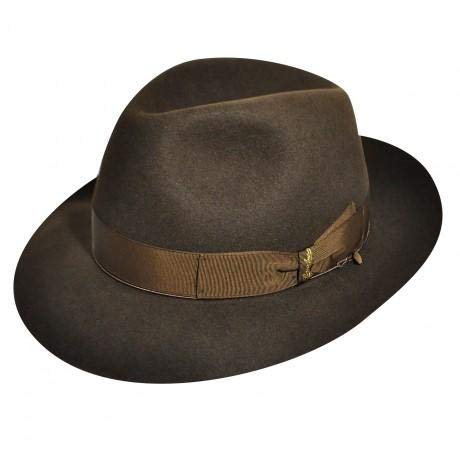 Borsalino Bellagio Fur Felt Fedora (57) Brown
