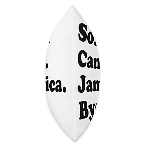 Funny Jamaica Gift for Men & Women Sorry Can't Bye-Funny Vacation Island Jamaica Throw Pillow, 18x18, Multicolor