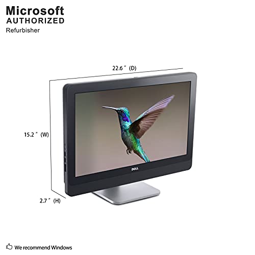 DELL Optiplex 9020 All In One FHD (1920 x 1080) Business PC, Intel 4th Gen Quad Core i5-4570S, 8GB Ram, 500GB HDD, HDMI, VGA, WIFI, DVD-RW, Bluetooth, USB 3.0, Win 10 Pro (Renewed)']