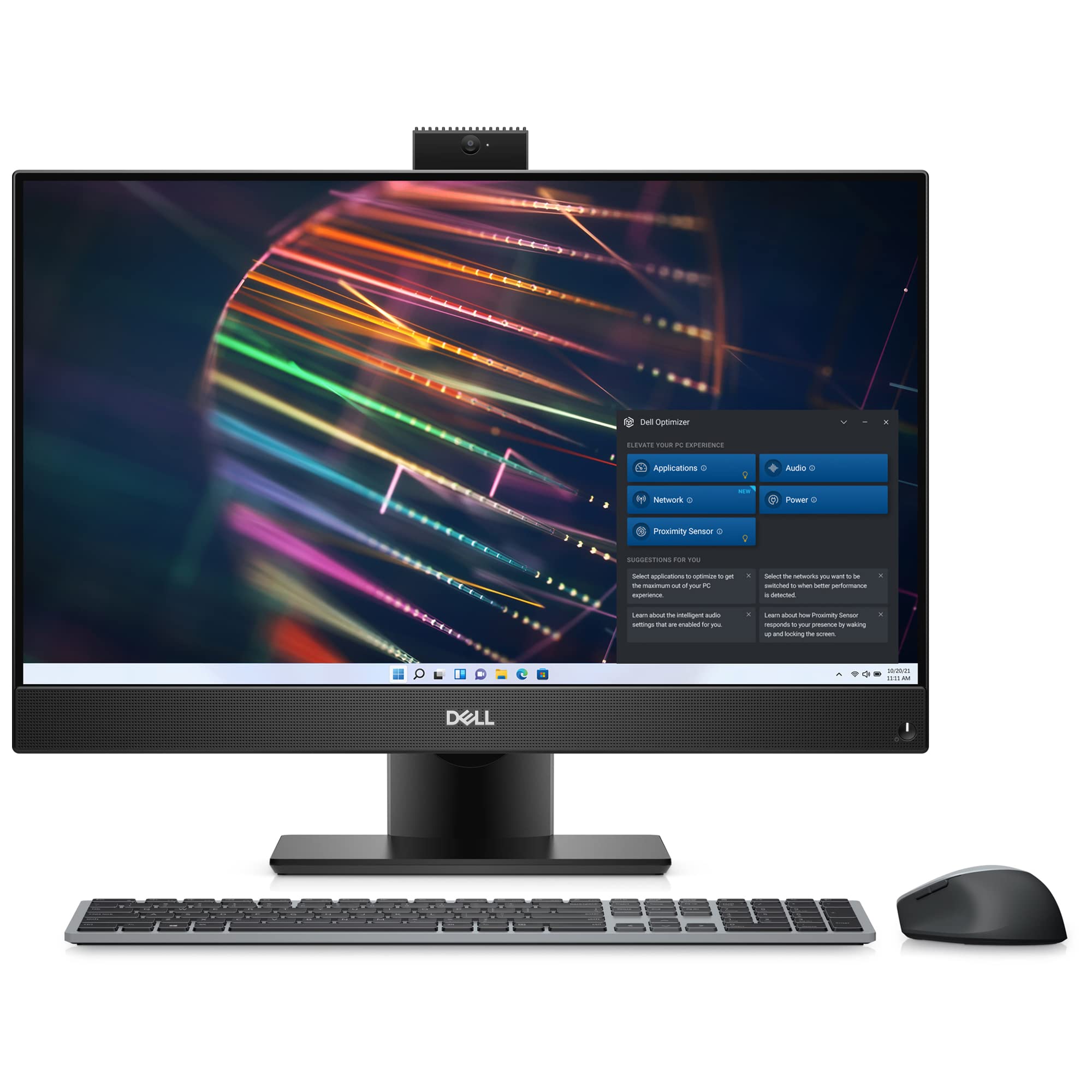 Dell OptiPlex 7400 23.8" Full HD All-in-One Desktop Computer - 12th Gen Intel Core i9-12900 16-Core up to 5.10 GHz CPU, 32GB DDR4 RAM, 512GB NVMe SSD + 1TB HDD, Intel UHD Graphics 770, Windows 10 Pro