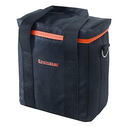 EnginStar Carrying Case Storage box Travel Business Lunch Bag Shockproof Universal Compatible for Portable Power Station, picnic camping wild fishing hunting - Black