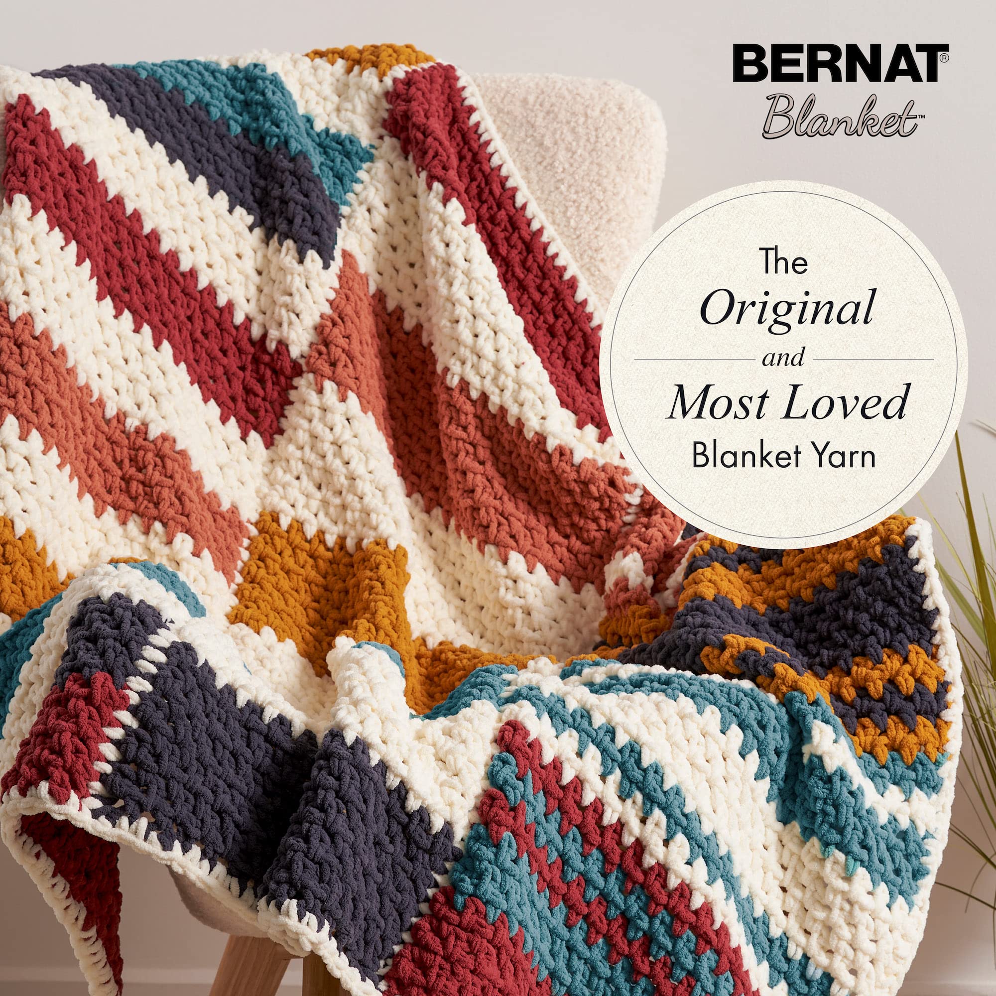 Bernat Blanket Yarn, Teal Dreams